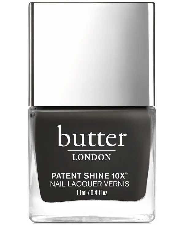BUTTER LONDON Patent Shine 10x Nail Lacquer - Earl Grey (almost Black Crã¨me)