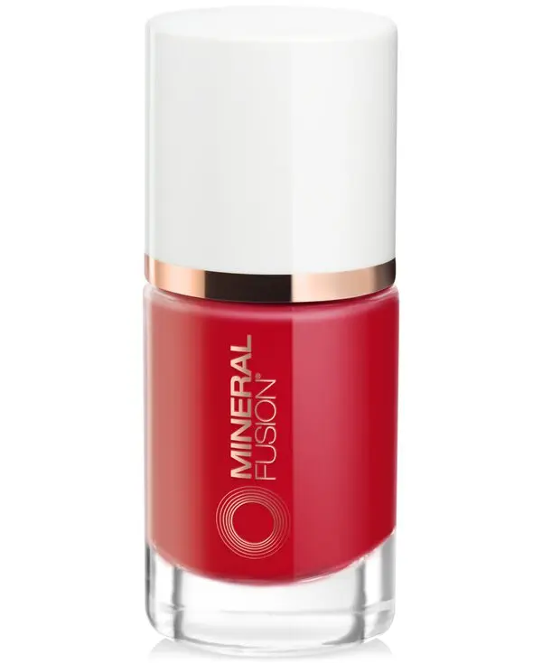 MINERAL FUSION Nail Lacquer - Fast 'n Fabulous (bright Coral Red)