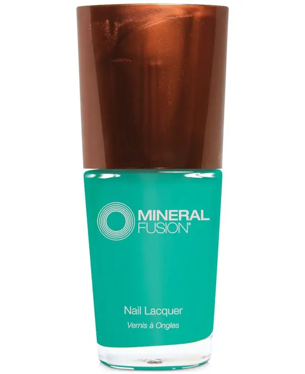 MINERAL FUSION Nail Lacquer - Lagoon (teal Blue,cream Finish)