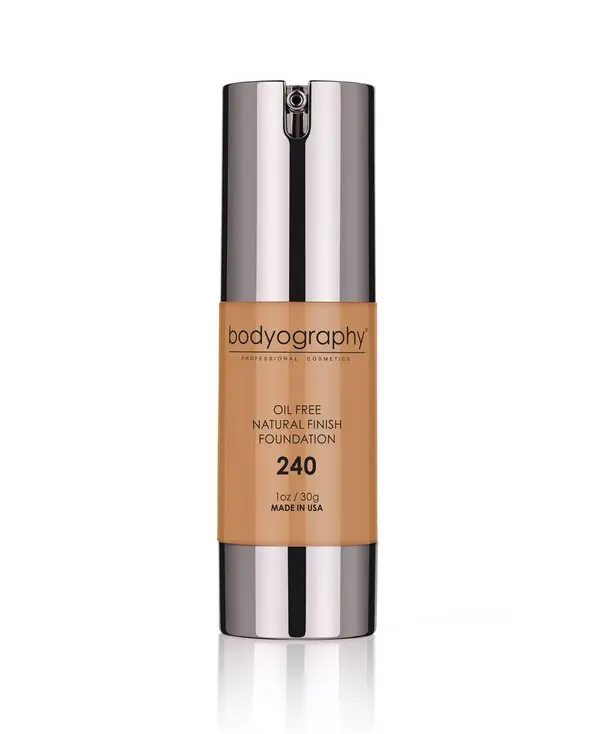 BODYOGRAPHY Natural Finish Foundation - 240 Dark (warm Undertone)