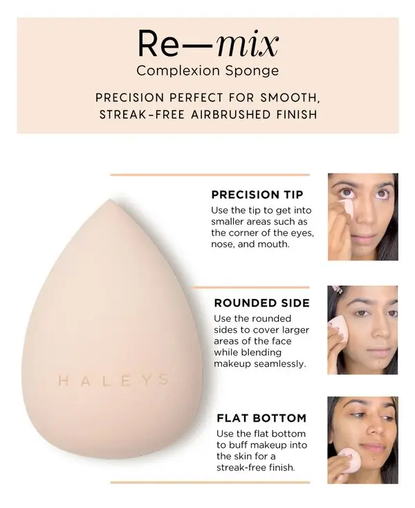 HALEYS BEAUTY Re-mix Complexion Sponge