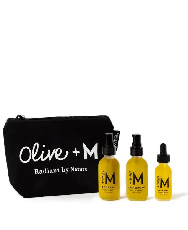 OLIVE + M Travel And Glow Set - Marigold