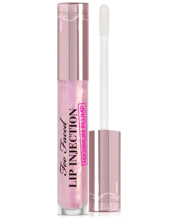 TOO FACED Lip Injection Maximum Plump Extra-strength Lip Plumping Gloss - No Color