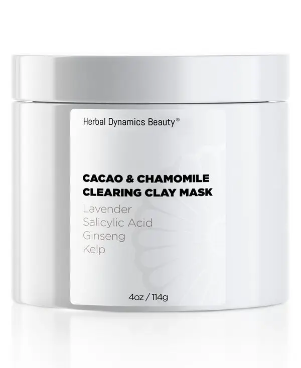 HERBAL DYNAMICS BEAUTY Cacao And Chamomile Clearing Clay Mask - 200 Brown