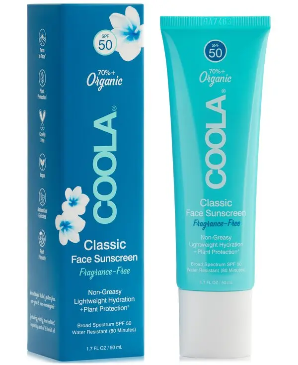 COOLA Classic Face Sunscreen Spf 50 - No Color