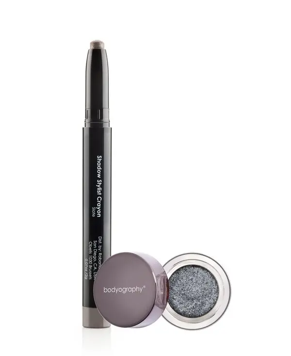 BODYOGRAPHY Shadow Stylist Crayon And Glitter Eye Shadow Bundle - Pewter,gunmetal Glitter