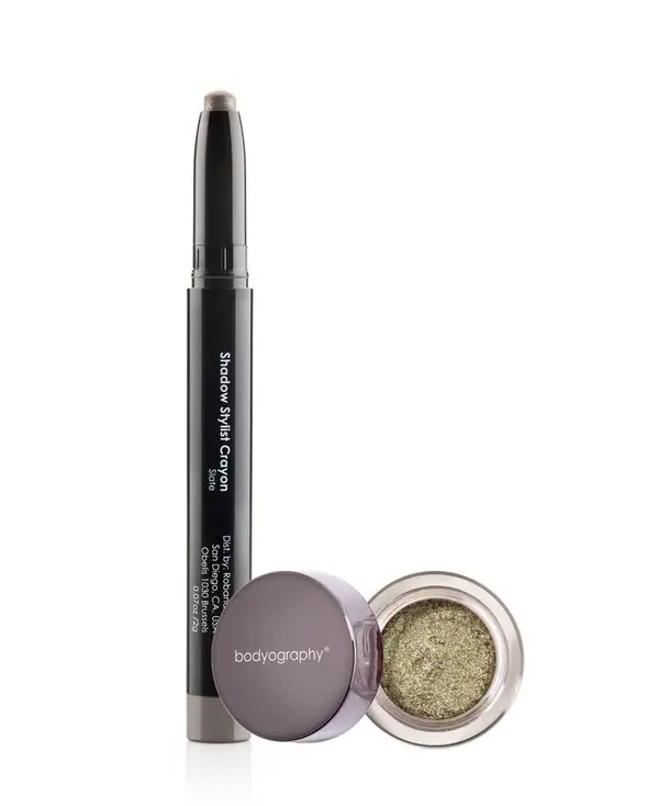 BODYOGRAPHY Shadow Stylist Crayon And Glitter Eye Shadow Bundle - Pewter/green Dup Chrome Glitter