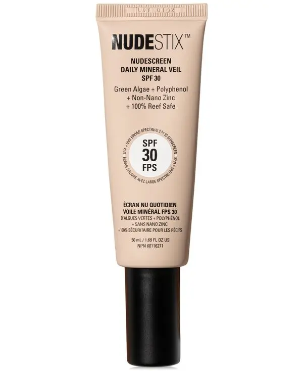 NUDESTIX Nudescreen Daily Mineral Veil Spf 30 - Warm - (natural Tan Tint)