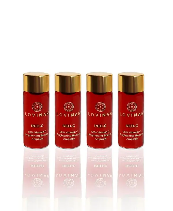 LOVINAH SKINCARE 60% Vitamin C Booster 4-piece Ampoules Set - Red