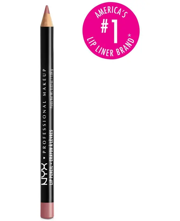 NYX PROFESSIONAL MAKEUP Slim Lip Pencil Creamy Long-lasting Lip Liner - Burgundy