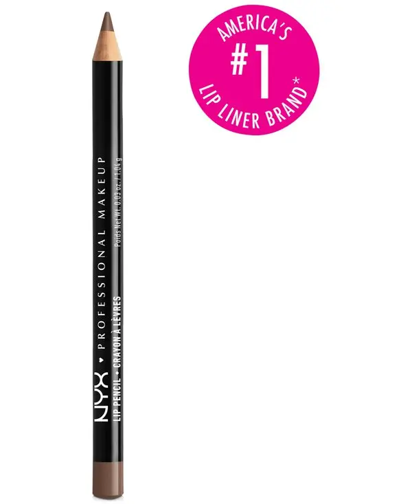 NYX PROFESSIONAL MAKEUP Slim Lip Pencil Creamy Long-lasting Lip Liner - Espresso