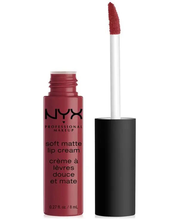 NYX PROFESSIONAL MAKEUP Soft Matte Lip Cream - Budapest (deep Mauve With Red Undertone)