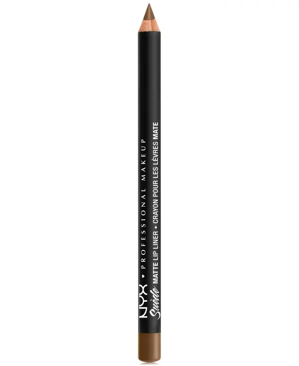 NYX PROFESSIONAL MAKEUP Suede Matte Lip Liner - Downtown Beauty (true Brown)