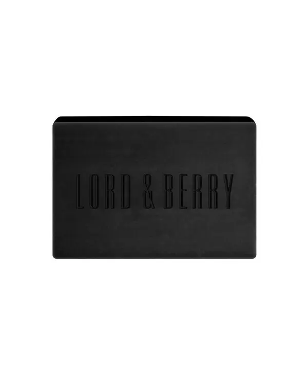 LORD & BERRY Nero Cleansing And Skin Refiner Bar - Charcoal Black