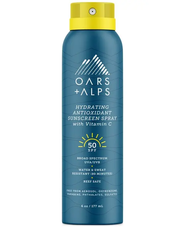 OARS + ALPS Hydrating Antioxidant Sunscreen Spray Spf 50 - No Color