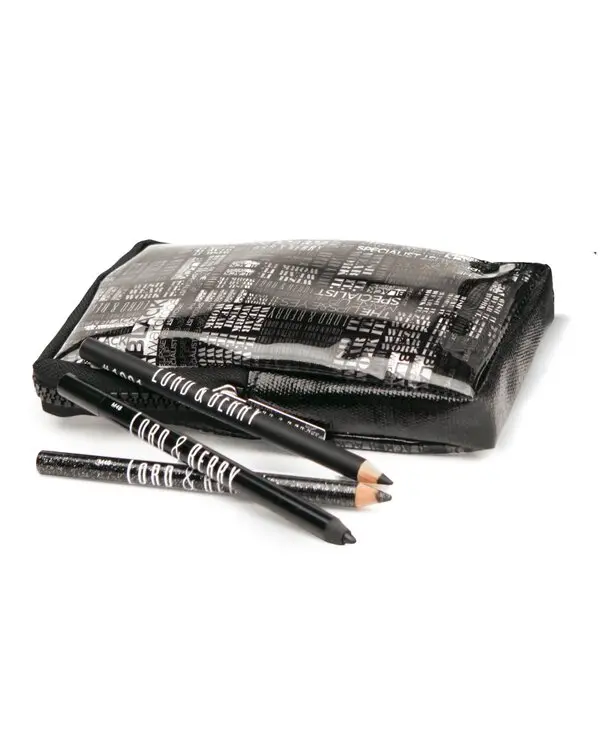 LORD & BERRY Black Wardrobe Eyeliner Trio Kit - No Color