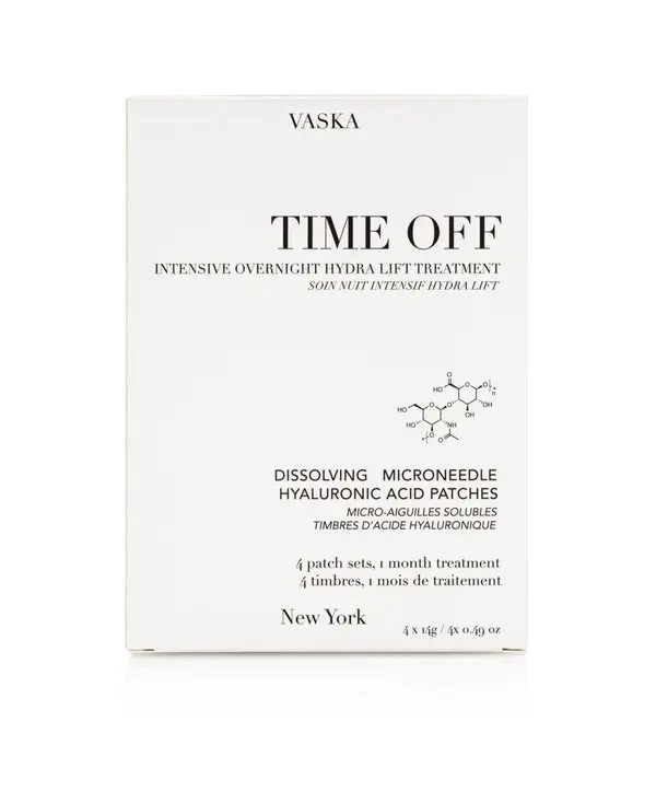 SOLARIS LABORATORIES NY Time Off Dissolving Hyaluronic Acid Microneedle Overnight Patch Treatment