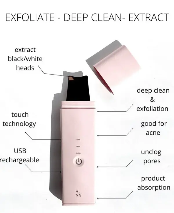 SOLARIS LABORATORIES NY The Ultrasonic Exfoliator Spatula With Led