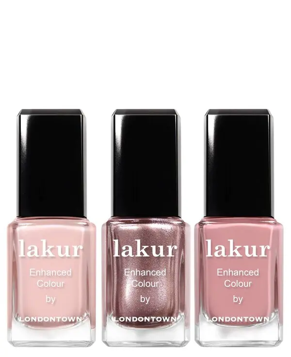 LONDONTOWN 3-pc. Rose All Day Lakur Enhanced Colour Nail Polish Set - Assorted