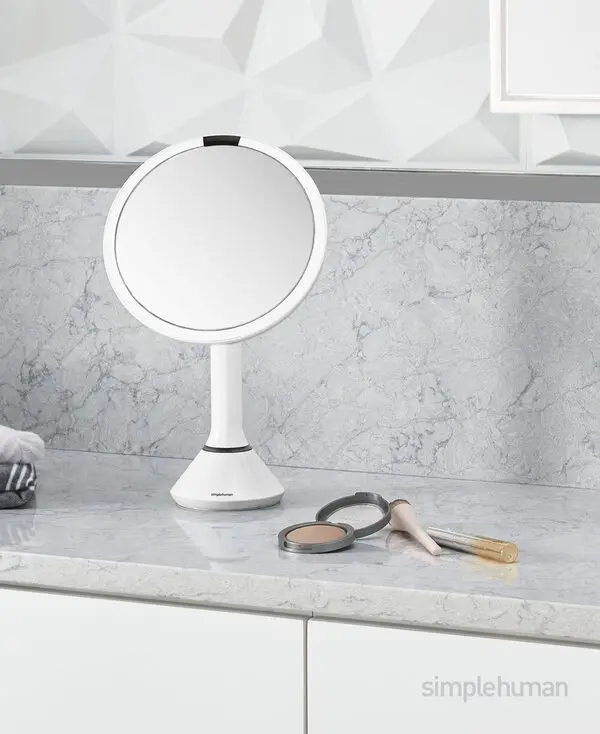 SIMPLEHUMAN 8" Sensor Makeup - White
