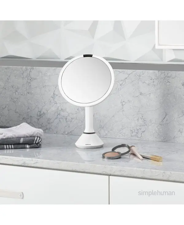 SIMPLEHUMAN 8" Sensor Makeup - White