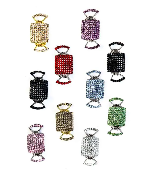 SOHO STYLE Mini Jeweled Hair Claw - Multi1