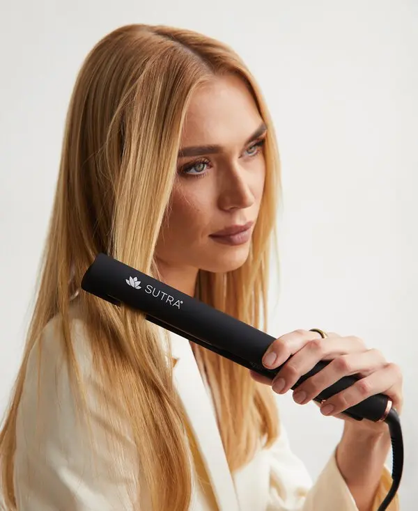 SUTRA BEAUTY Ir2 1" Infrared Flat Iron With Far Infrared Technology - Black