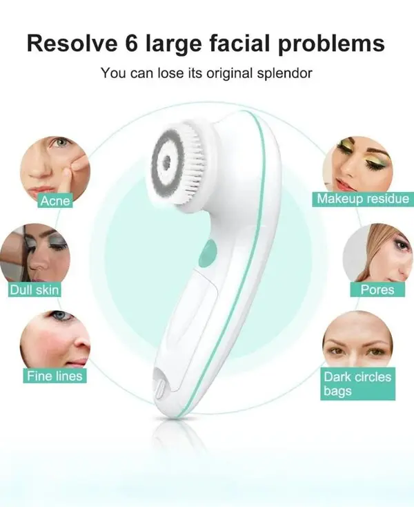 TOUCHBEAUTY Electric Facial Cleasing Brush Set