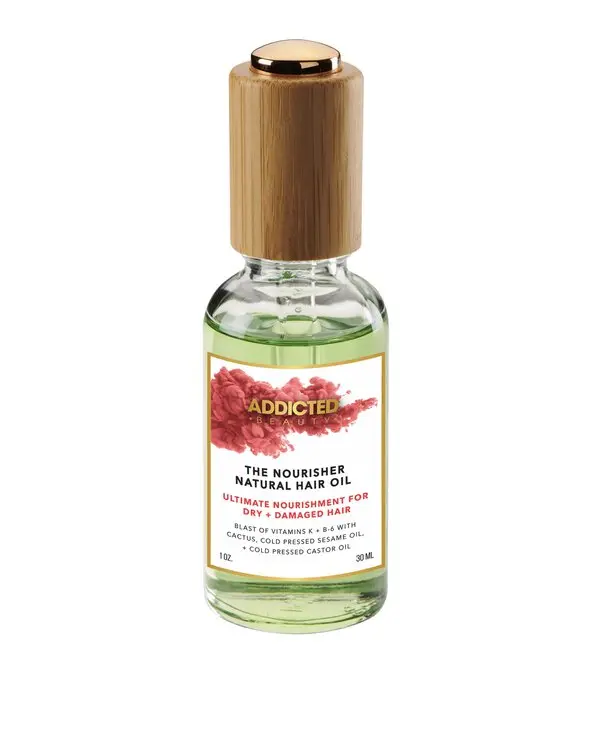 ADDICTED BEAUTY The Nourisher Natural Hair Oil - Green