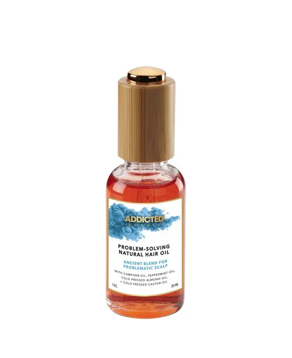 ADDICTED BEAUTY Problem Solving Natural Hair Oil - Pink