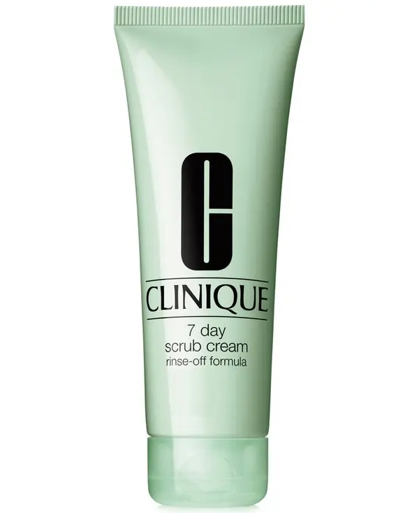 CLINIQUE 7 Day Face Scrub Cream Rinse-off Formula - No Color