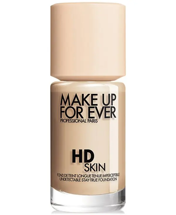 MAKE UP FOR EVER Hd Skin Waterproof Natural Matte Foundation 1n00 - 1n10 - Ivory (for Fair To Light Skin Ton