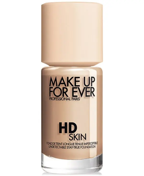 MAKE UP FOR EVER Hd Skin Waterproof Natural Matte Foundation 1n00 - 1y18 - Warm Cashew (for Light Skin Tones