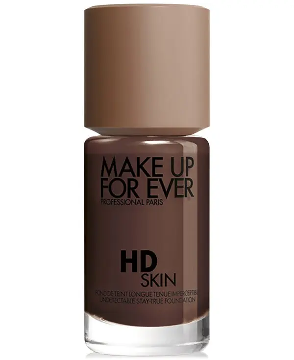 MAKE UP FOR EVER Hd Skin Waterproof Natural Matte Foundation 1n00 - 4r78 - Ebony (for Very Deep Skin Tones W