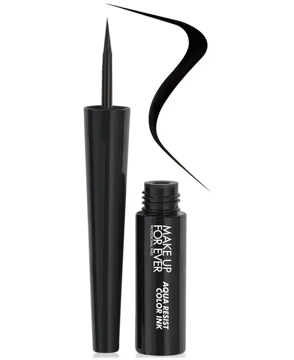 MAKE UP FOR EVER Aqua Resist Color Ink Liquid Eyeliner 1 Matte Charcoal - 1 Matte Charcoal - Matte Black