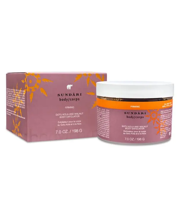 SUNDARI Gotu Kola And Walnut Body Exfoliator