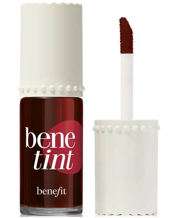 BENEFIT COSMETICS Liquid Lip Blush & Cheek Tint - Dark Cherry