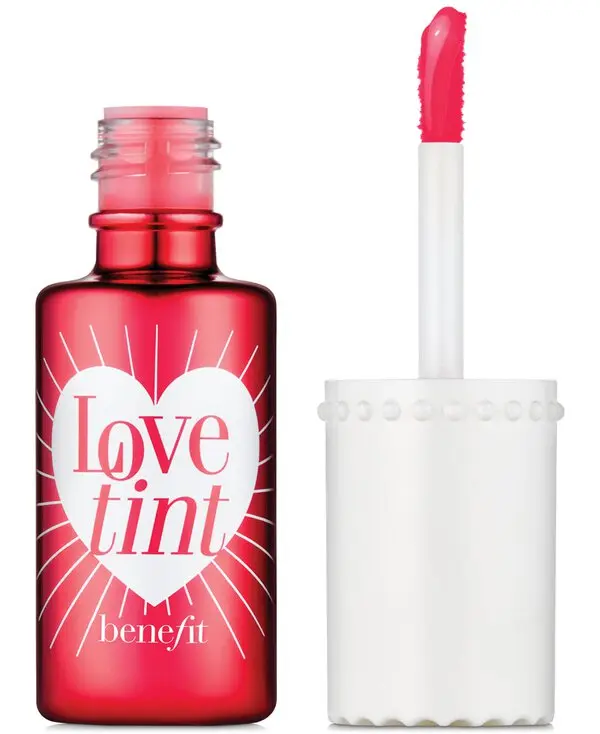 BENEFIT COSMETICS Liquid Lip Blush & Cheek Tint - Lovetint - Fiery Red-tinted