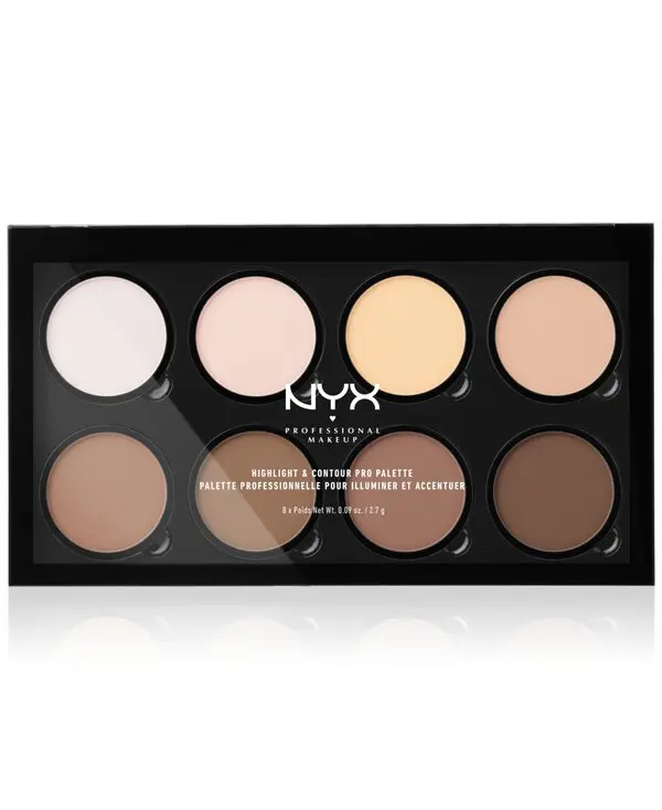 NYX PROFESSIONAL MAKEUP Highlight & Contour Pro Palette - No Color