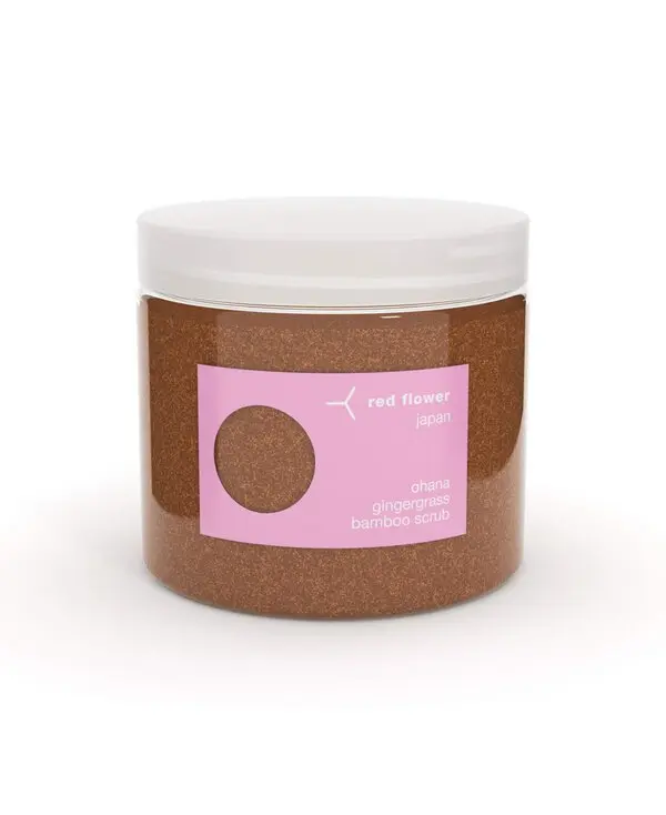 RED FLOWER Ohana Gingergrass Bamboo Scrub - Brown