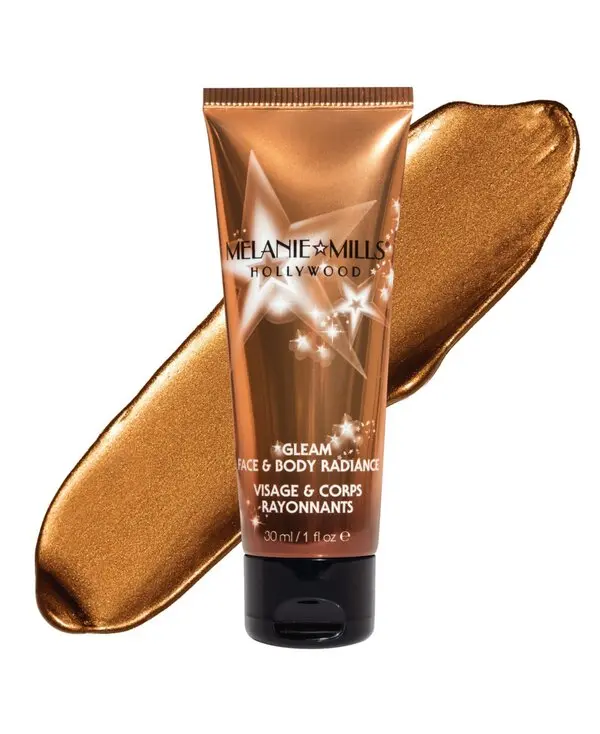 MELANIE MILLS HOLLYWOOD Gleam Face And Body Radiance All In One Makeup - Deep Gold