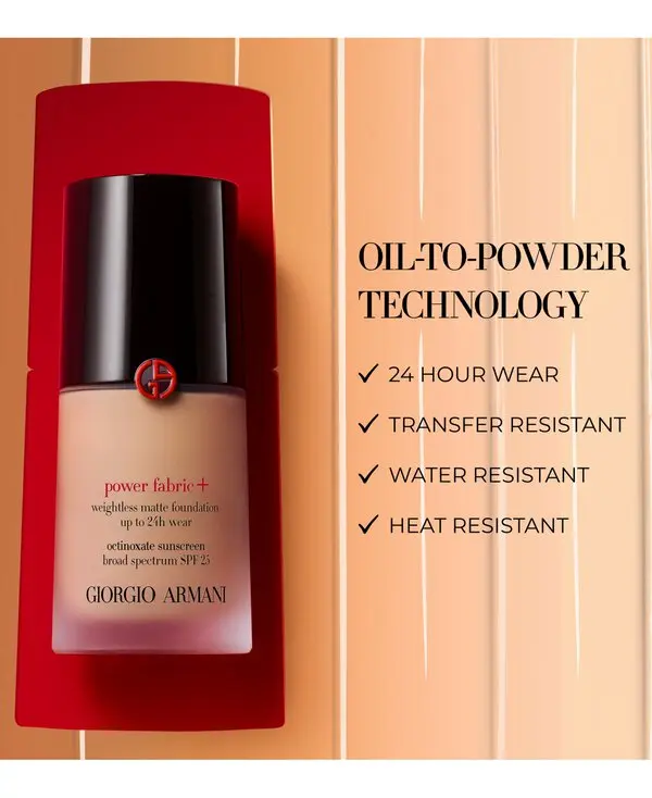 Giorgio Armani - Armani Beauty Power Fabric + Liquid Foundation With Spf 25