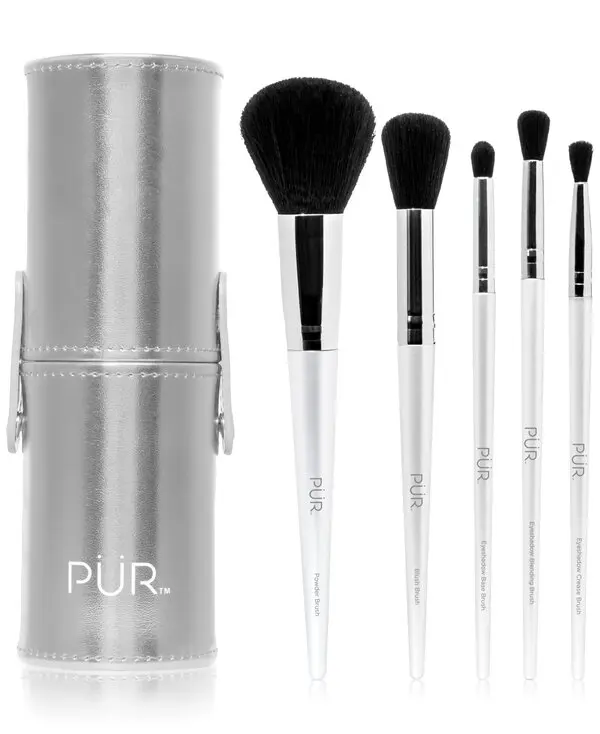 PUR 5-pc. Brush Set With Holder - No Color