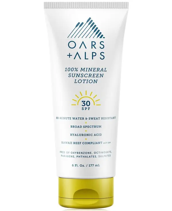 OARS + ALPS 100% Mineral Sunscreen Lotion Spf 30 - No Color