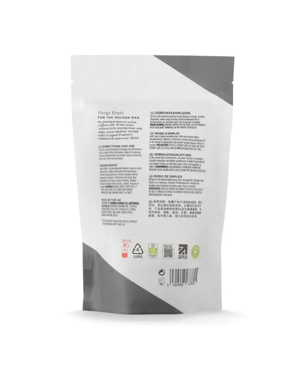 HAWKINS & BRIMBLE Beard Shampoo Pouch - White