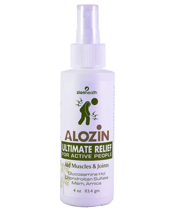 ZION HEALTH Alozin Pain Relief Spray - No Color