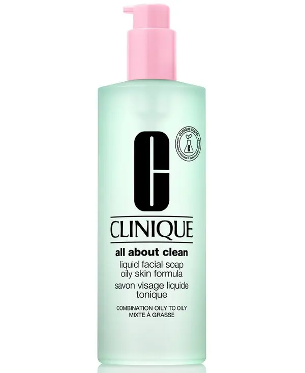 CLINIQUE Jumbo All About Clean Liquid Facial Soap Oily - No Color