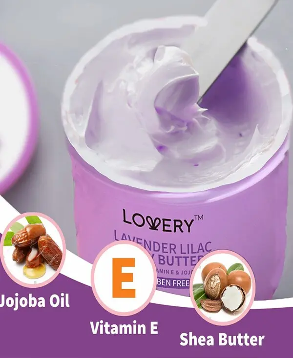 LOVERY Lavender And Lilac Scented Whipped Body Butter