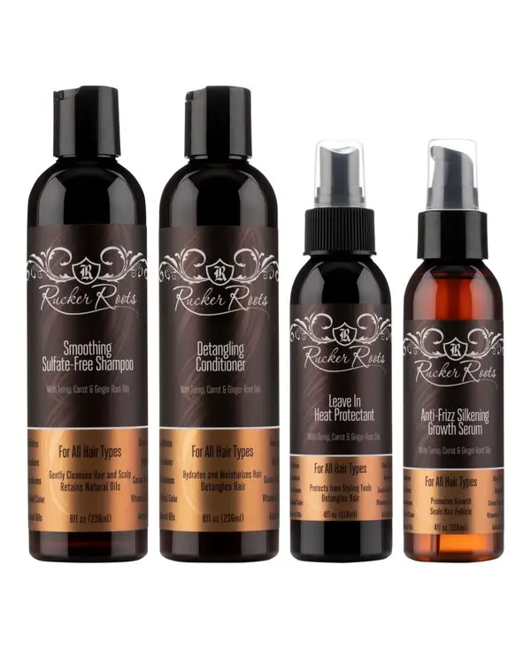 RUCKER ROOTS 4-step Natural Smoothing System - Dark Brown