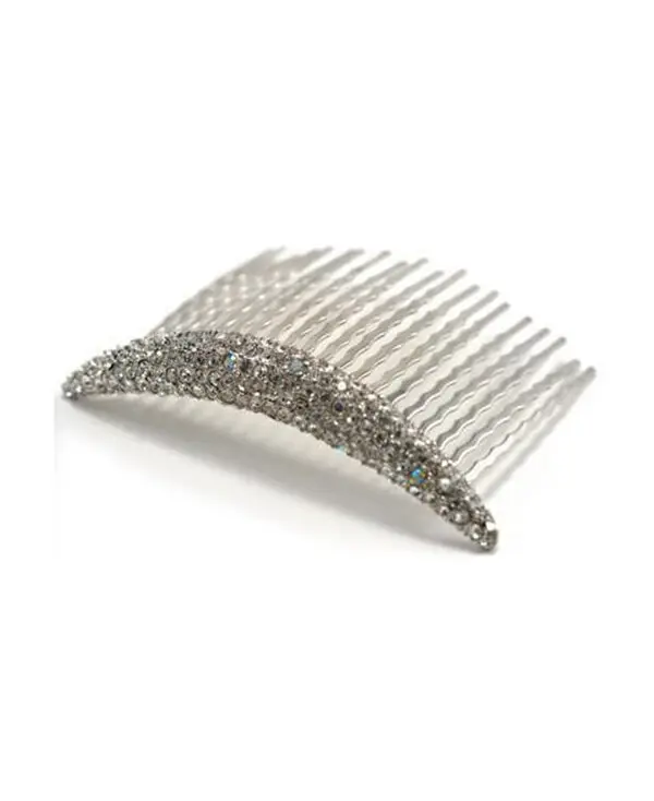SOHO STYLE Crystal Hair Comb - Clear